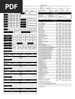 Godbound Character Sheets | PDF
