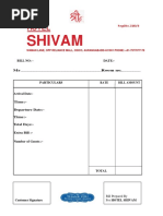 Laundry Bill Format 01 | PDF