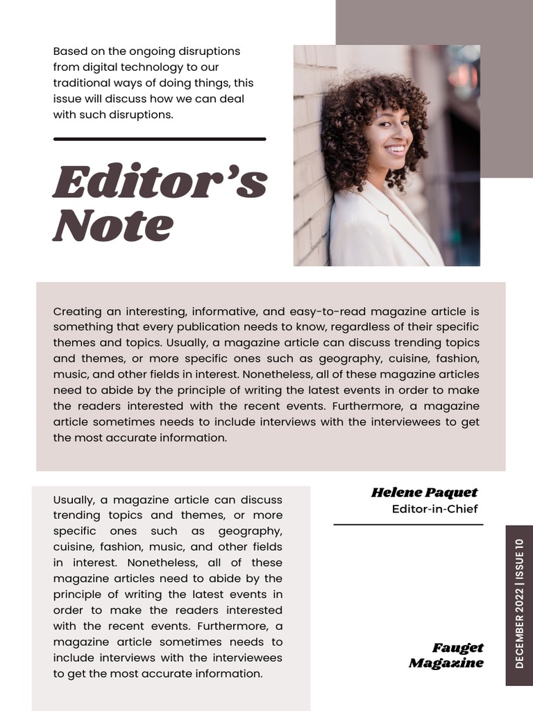 Editor's Note: Navigating Digital Disruptions | PDF