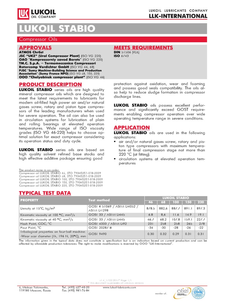 Stabio - S100 Specificatie Tehnica | PDF