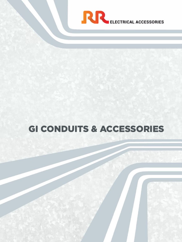 RR GI Conduit Brochure | PDF | Building Engineering | Wire