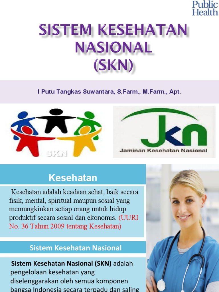 SKN Dan JKN | PDF | Ilmu Sosial | Pengembangan Diri