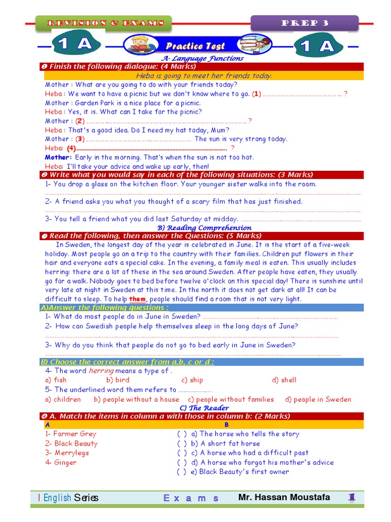 3rd Prep - First Units | PDF