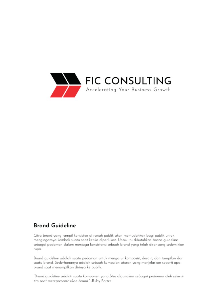 FIC - Brand Guidelines. | PDF