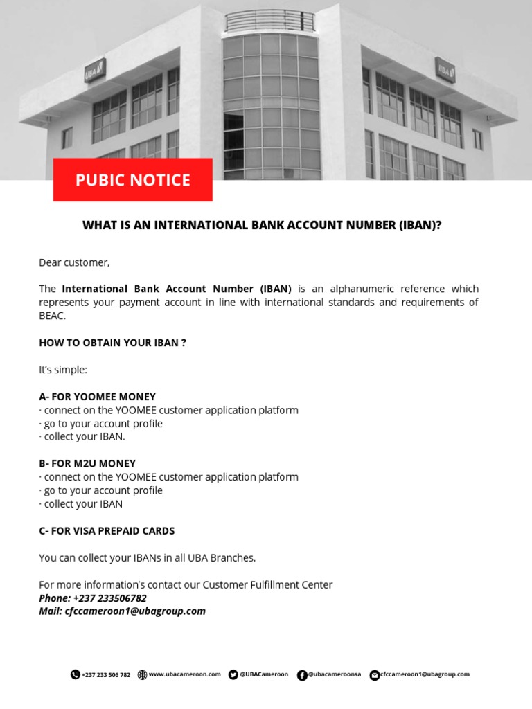 What Is An International Bank Account Number Iban | PDF