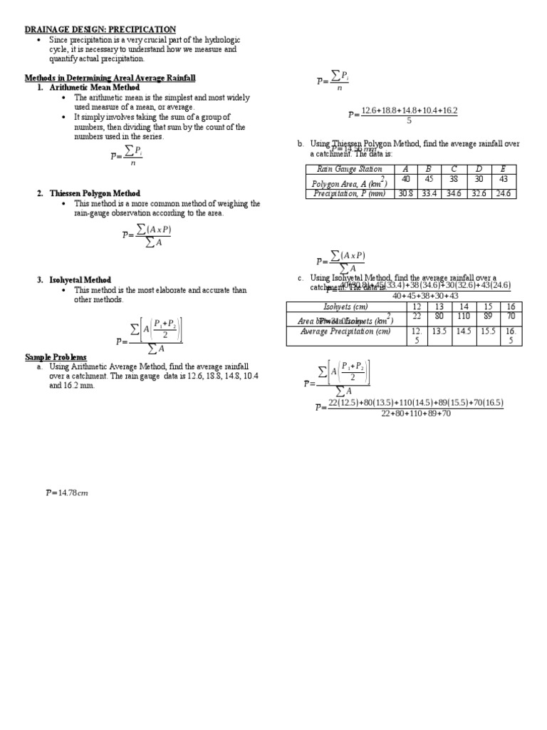 Hydrology Tun Anan | PDF | Precipitation | Rain