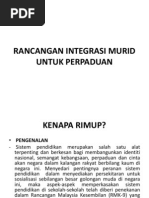 Rancangan Integrasi Murid Untuk Perpaduan (RIMUP) | PDF