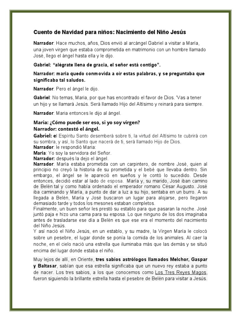 Cuento de Navidad para Niños | PDF