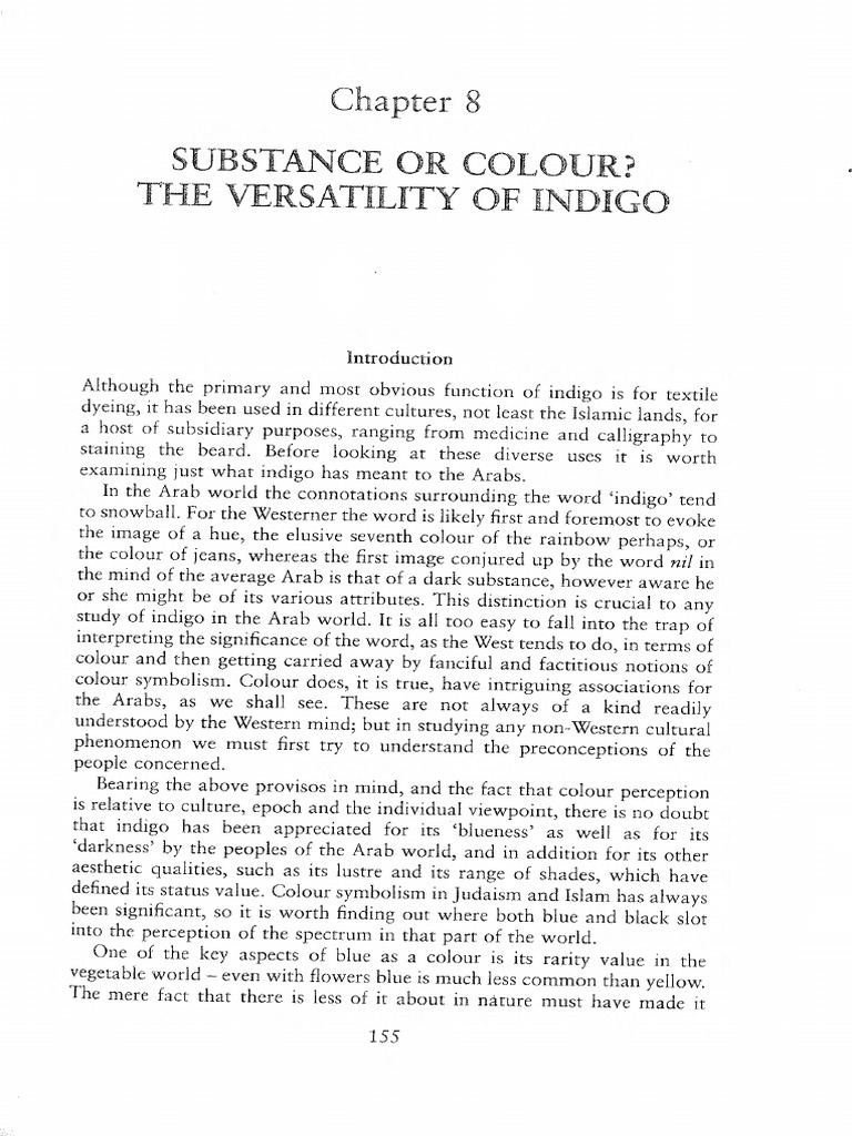 The Versatility of Indigo | PDF