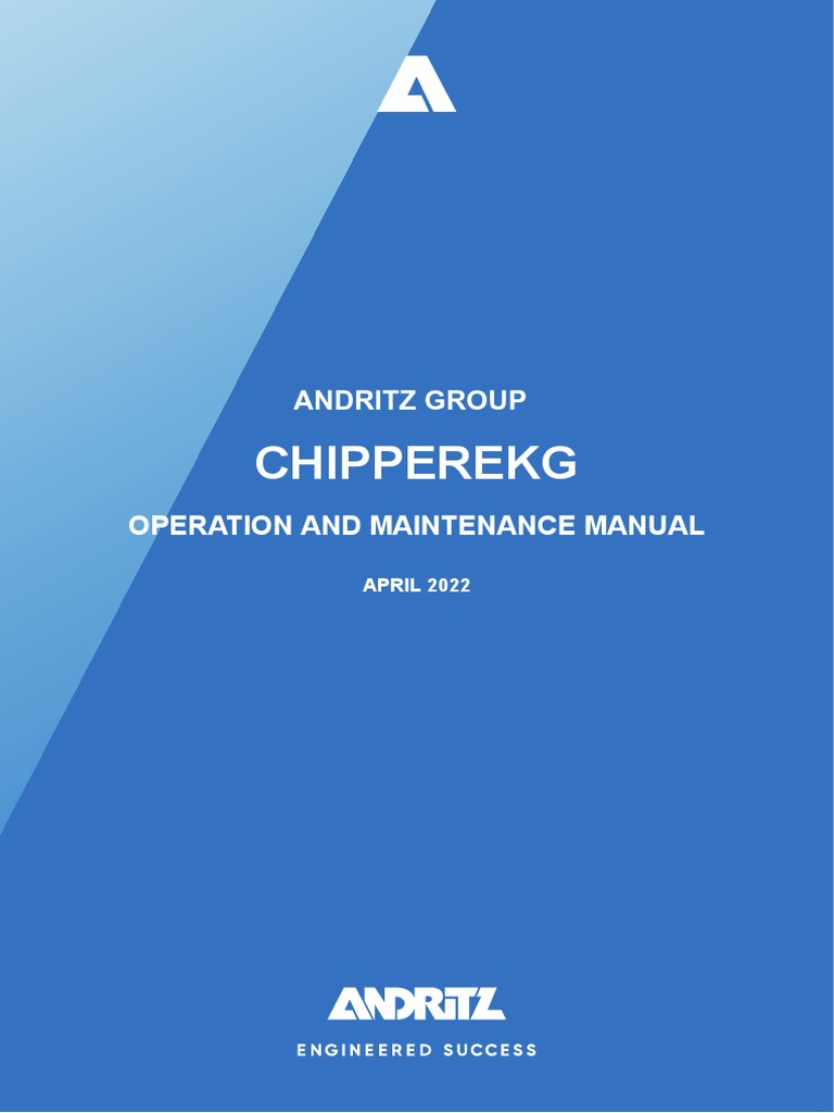 Andritz Chipperekg 1.1.0-A Asx203 Om en | PDF