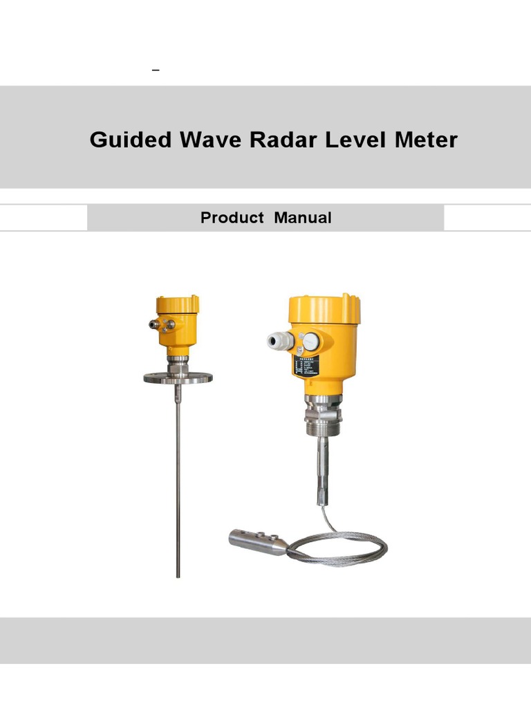 Guided Wave Radar Level Meter | PDF | Radar | Waveguide