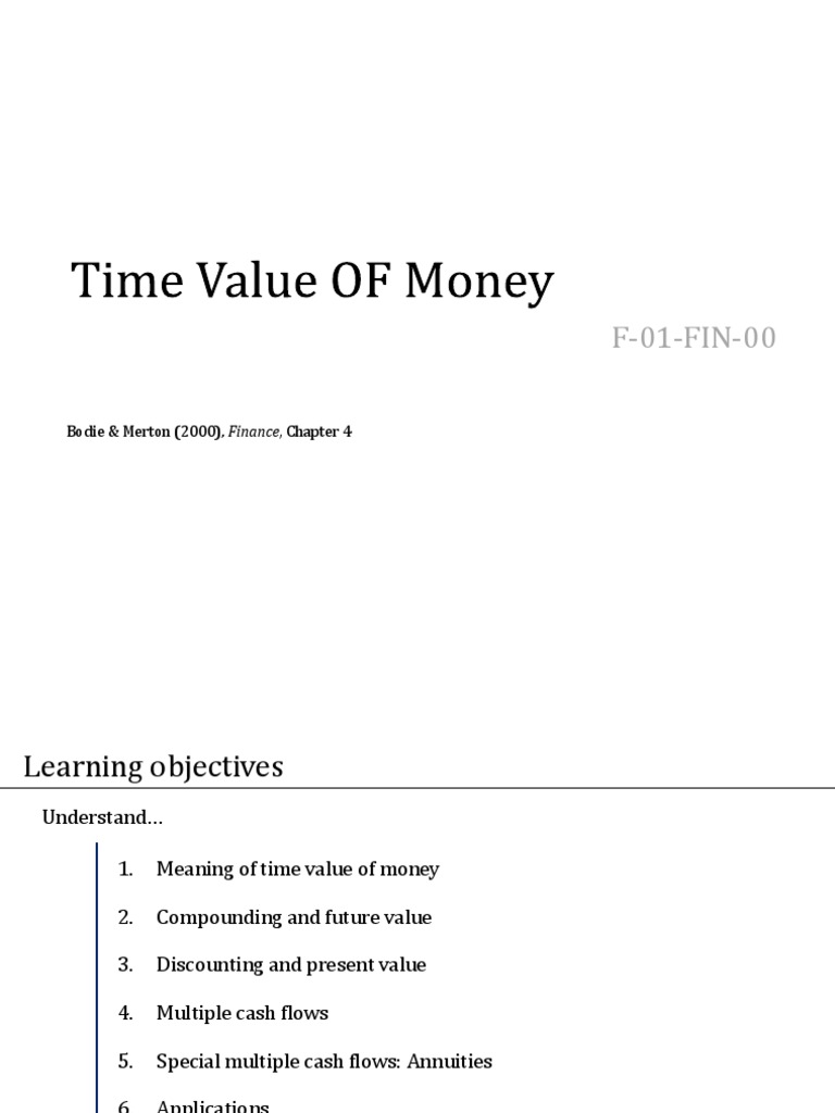 Time Value of Money Concepts Explained | PDF | Net Present Value ...
