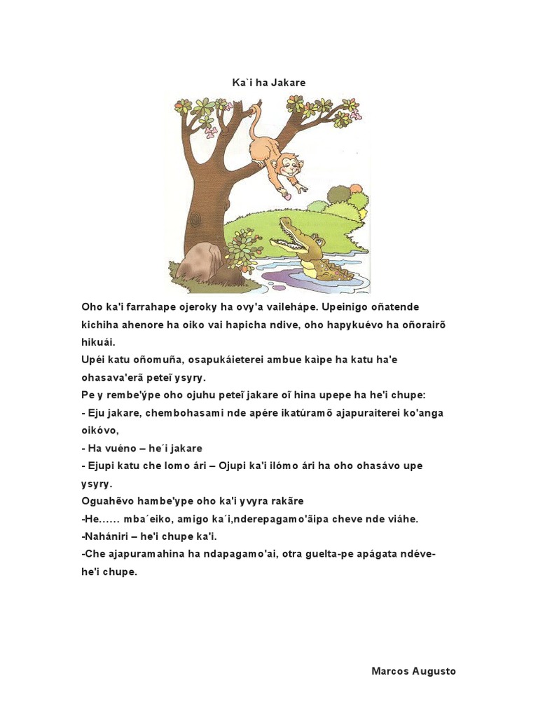 Fabulas en Guaraní | PDF