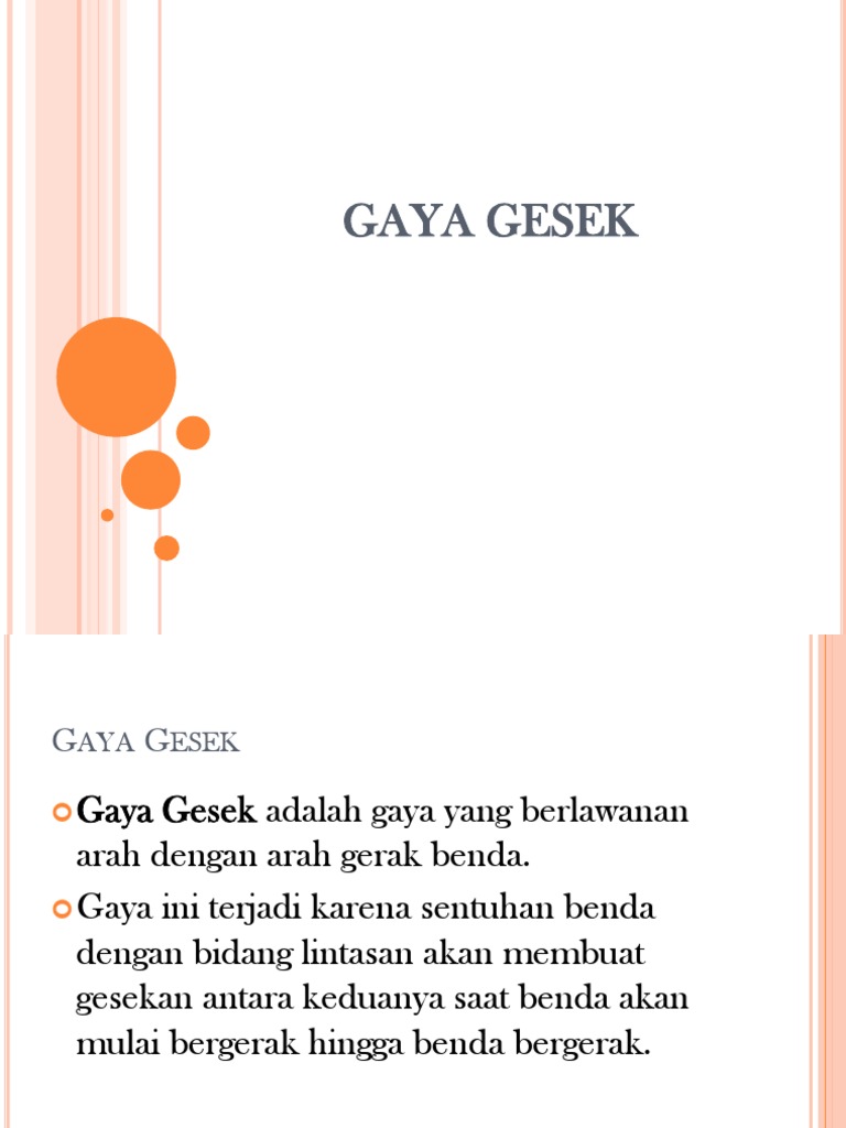 Gaya Gesek | PDF