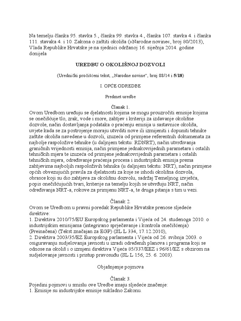 Uredba o uređenju gradilišta | PDF