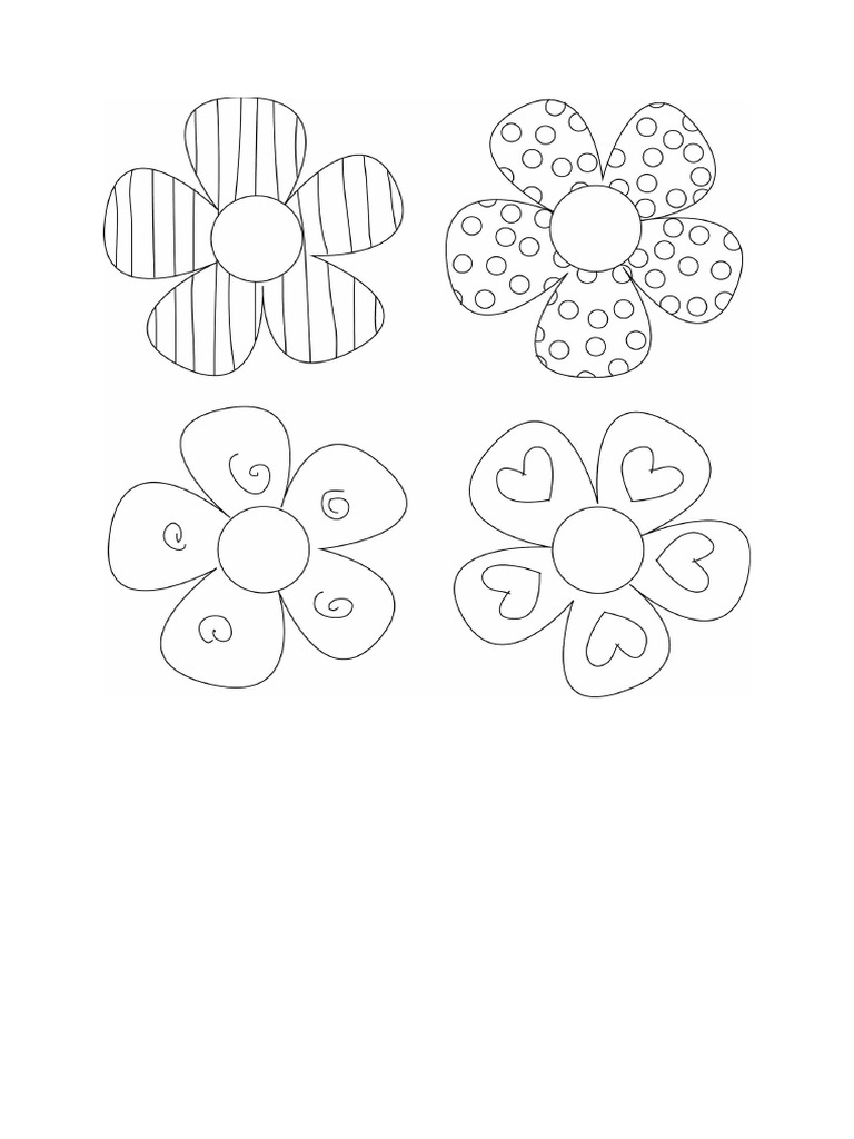 Flower Template | PDF