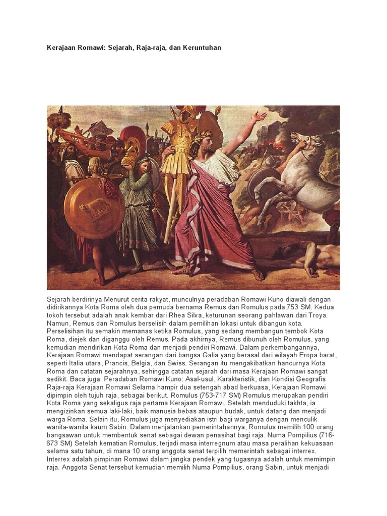 Sejarah dan Raja-raja Romawi | PDF | Sejarah