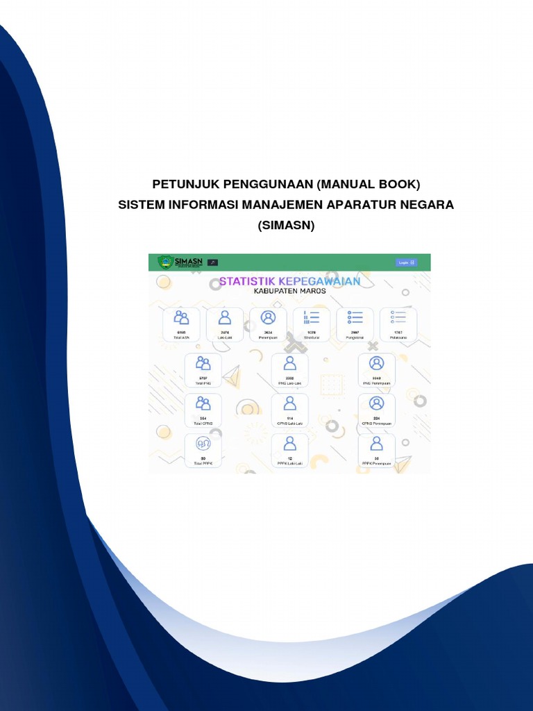 PETUNJUK PENGGUNAAN Simasn | PDF