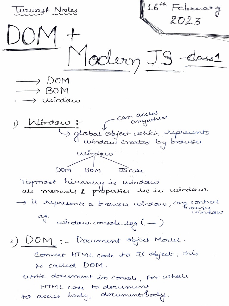 Js Dom All in One PDF | PDF | World Wide Web Consortium | Computer File Formats