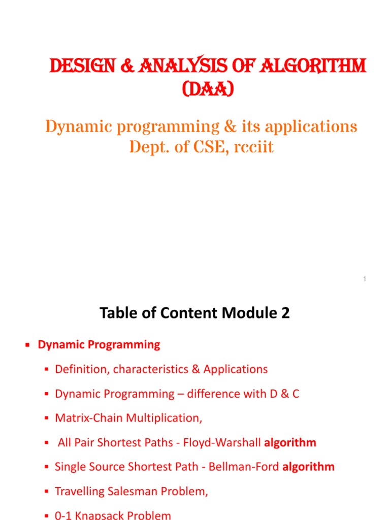 Module 2A - DP | PDF