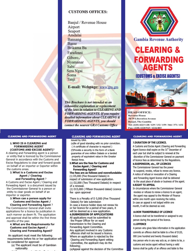 Customs Brochures | Download Free PDF | Surety | Customs