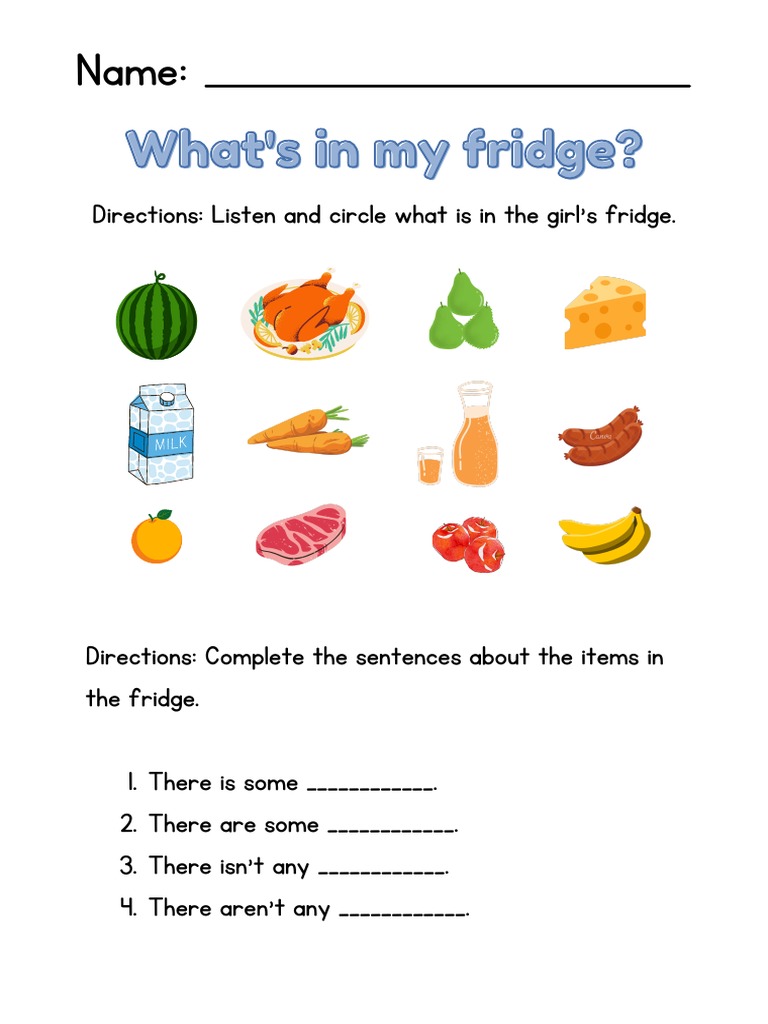 What's in my fridge | PDF