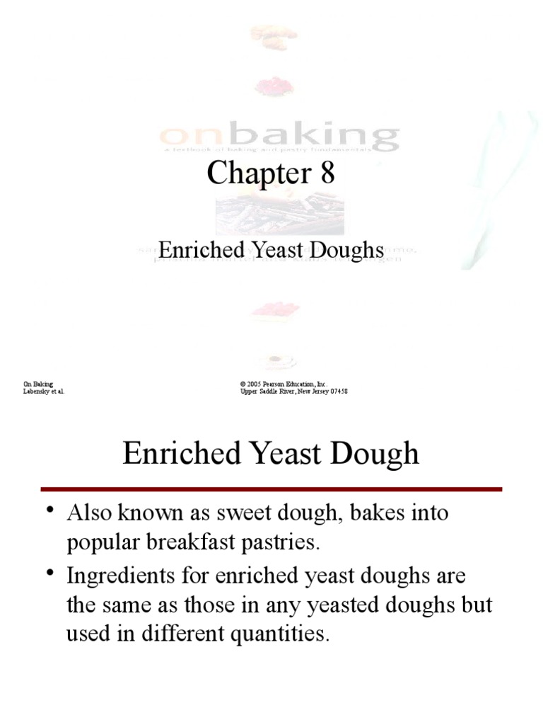 Enriched Yeast Doughs for Pastries | PDF