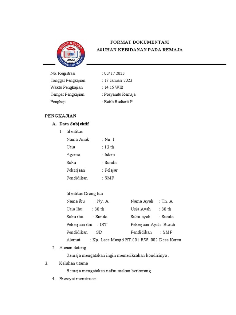 Remaja Kek | PDF | Kesehatan Holistik
