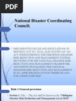 Ra 10121 | PDF | Disaster Risk Reduction | Risk Management