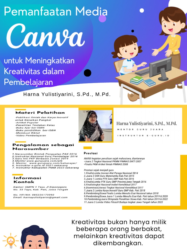 Pemanfaatan Canva Untuk Kreativitas | PDF
