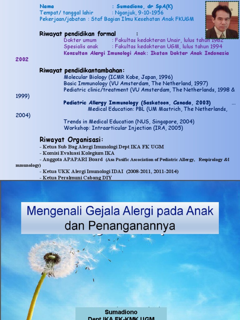 1 1 PPT DX Dan Terapi Alergi RESUME All Allergy-1 | PDF