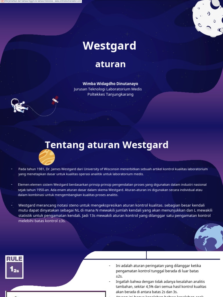 Westgard Rules - Wimba Dinutanayo - En.id - En.id | PDF | Teknologi & Rekayasa