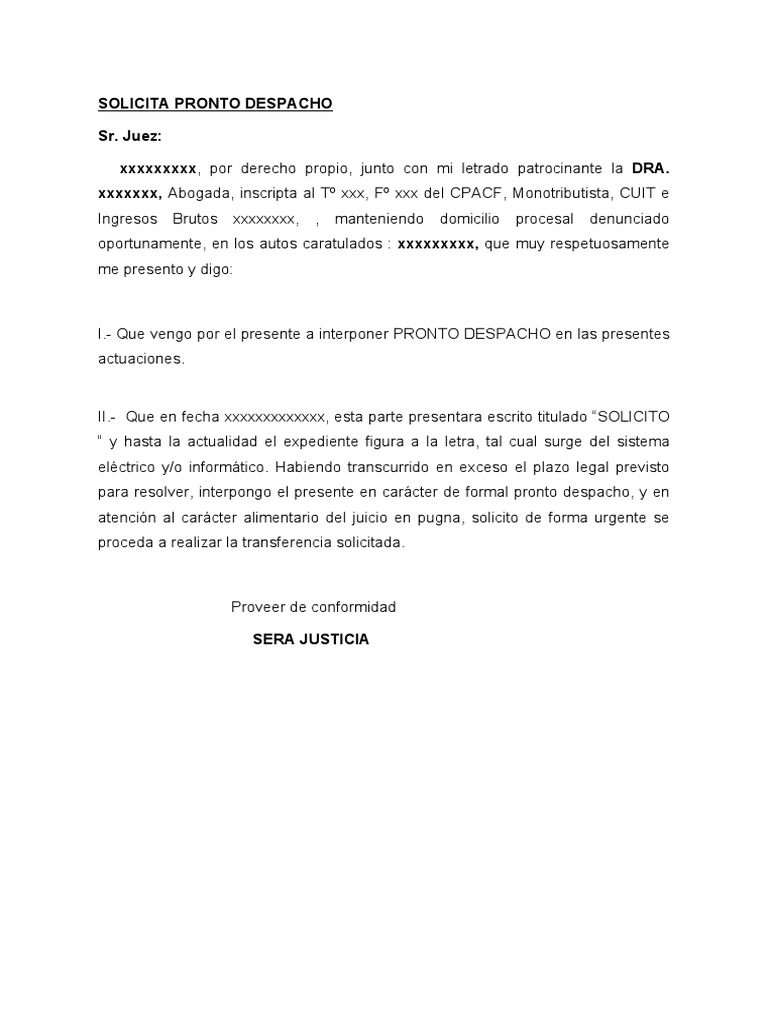 Pronto Despacho | PDF