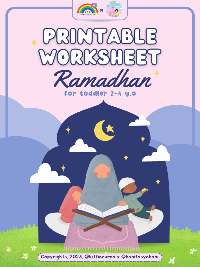 (2-4) Printable Worksheet Ramadhan 1444H - @hanifasyabani X ...