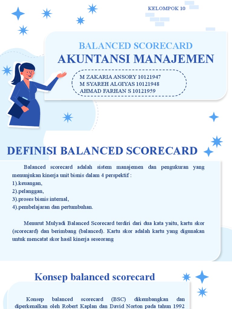 Akuntansi Manajemen Balanced Scorecard | PDF