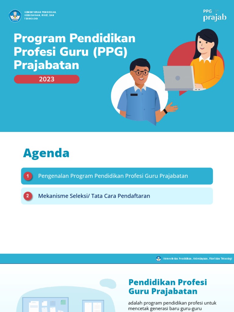 Paparan Sosialisasi PPG Prajab 2023.Pptx | PDF