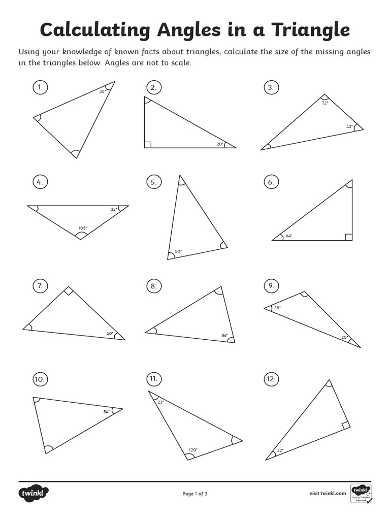 Calculating-Angles Ver 2 | PDF | Triangle | Angle