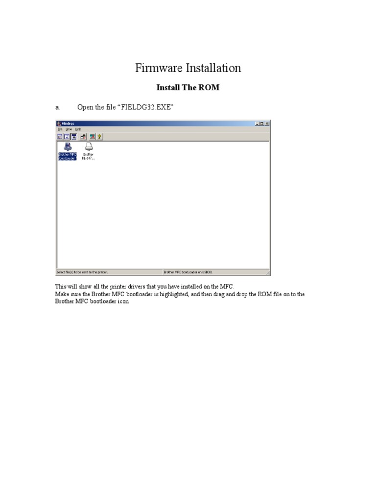 Install the firmware | PDF