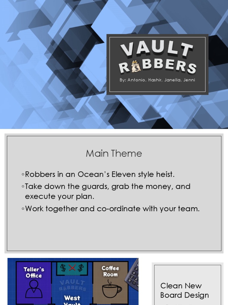 Group Presentation Vault Robbers | PDF