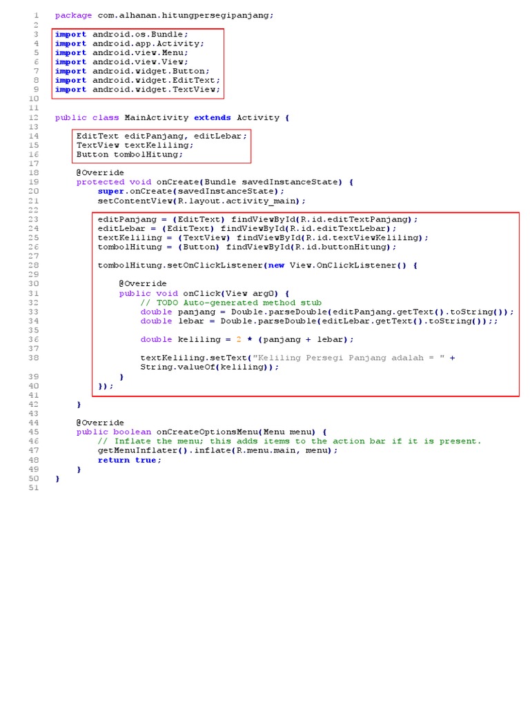 Mainactivity Java Persegipanjang Pdf