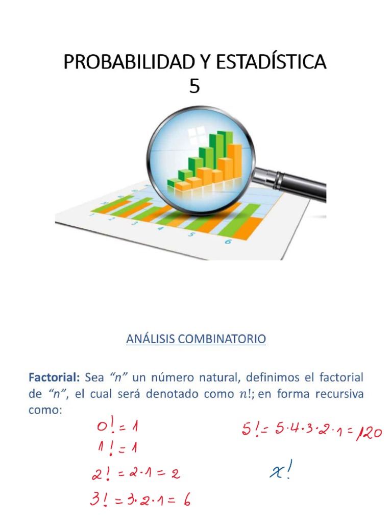 05 Análisis Combinatorio y Probabilidad | PDF 05 Análisis Combinatorio y Probabilidad | PDF