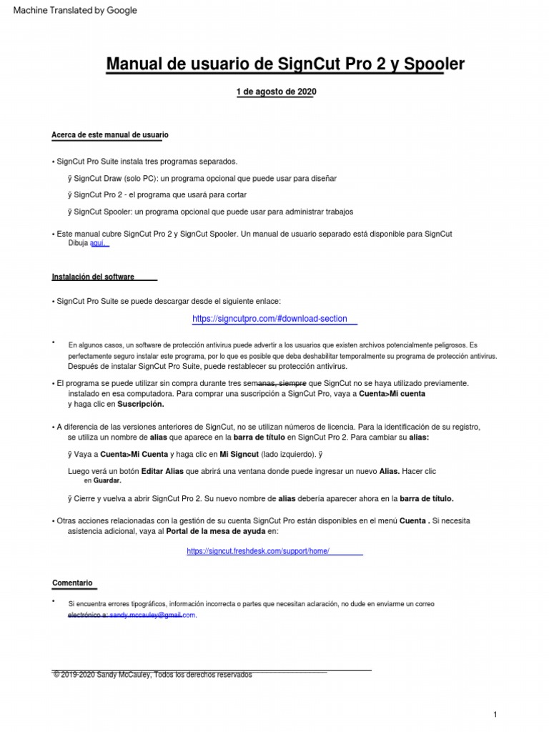 SignCut Pro2 UM | PDF | Ventana (informática) | Archivo de computadora