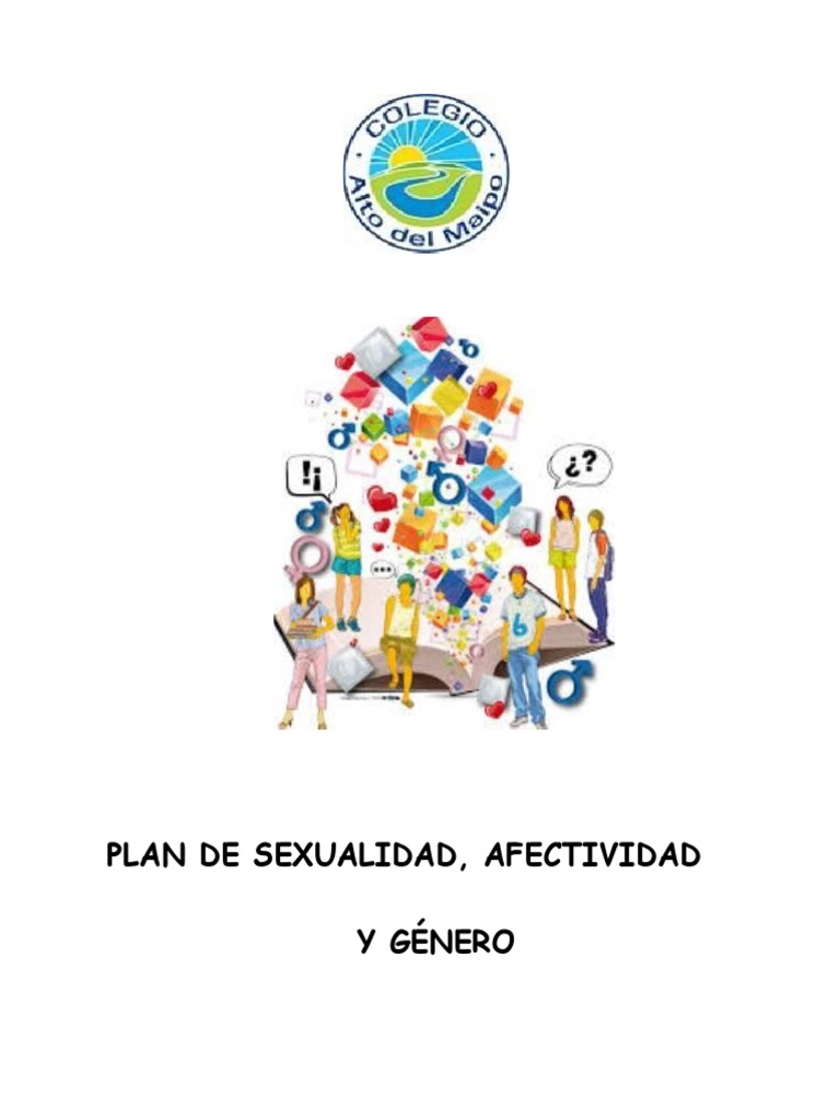 Plan De Sexualidad Afectividad Y G Nero Pdf Sexualidad Aprendizaje