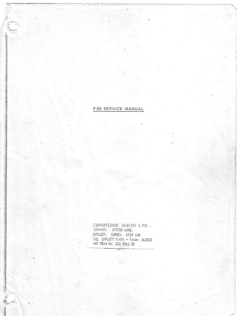 Cambridge p50 | PDF