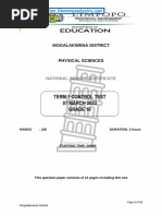 Physical Science Grade 10 Practicals | PDF | Boiling | Water