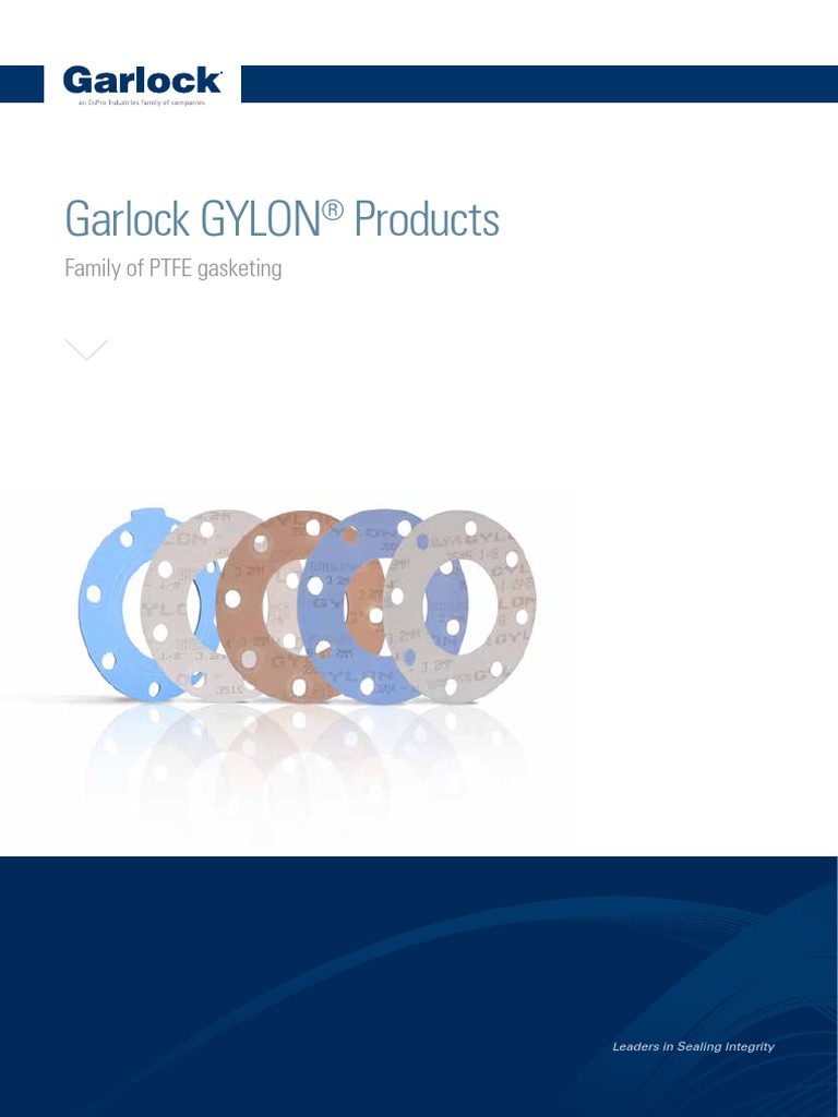 Garlock Gylon PTFE Packing Brochure A4 | PDF