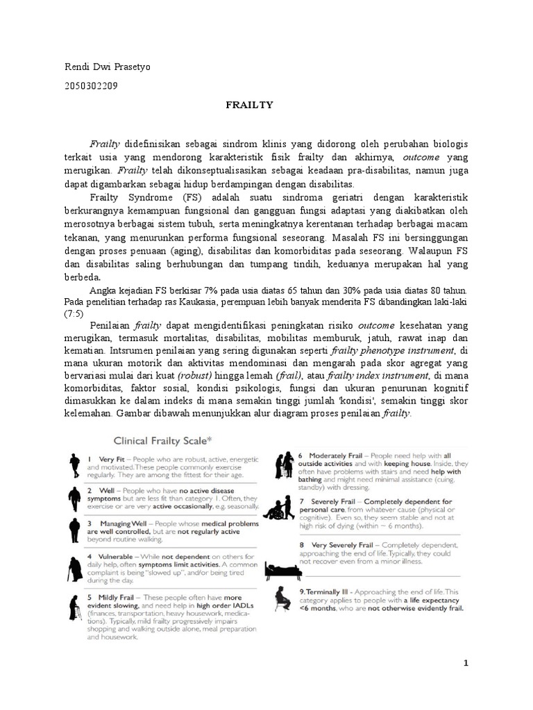 Rendi Frailty | PDF