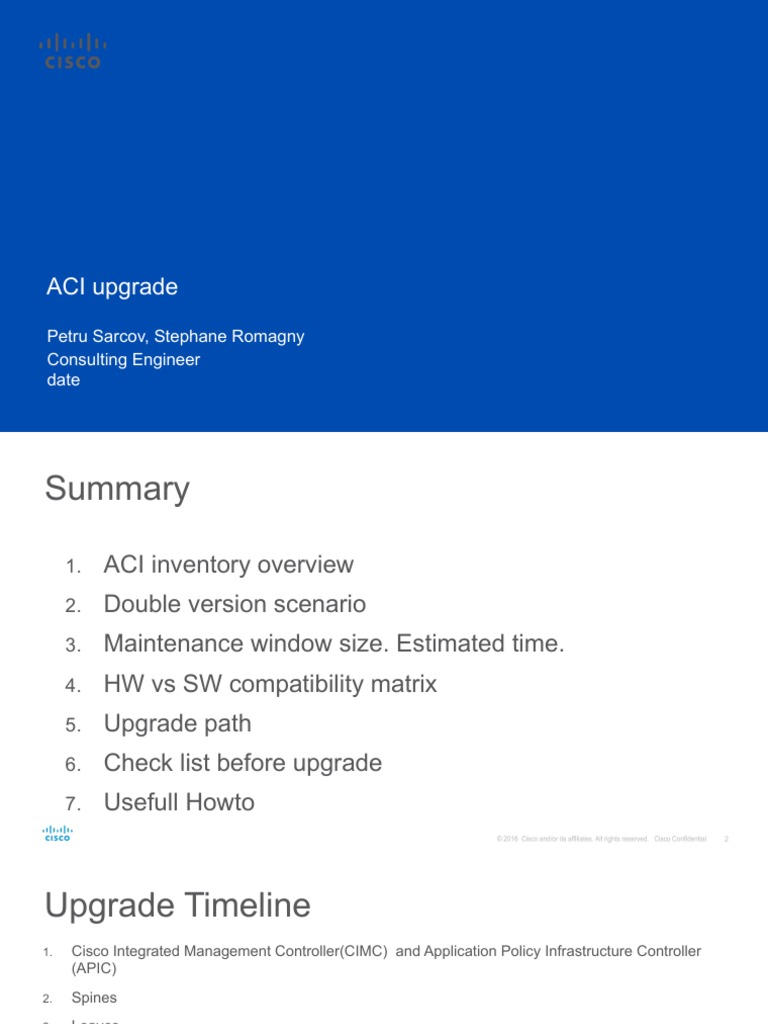 5.3 ACI Upgrade | PDF | Solid State Drive | Information Technology ...
