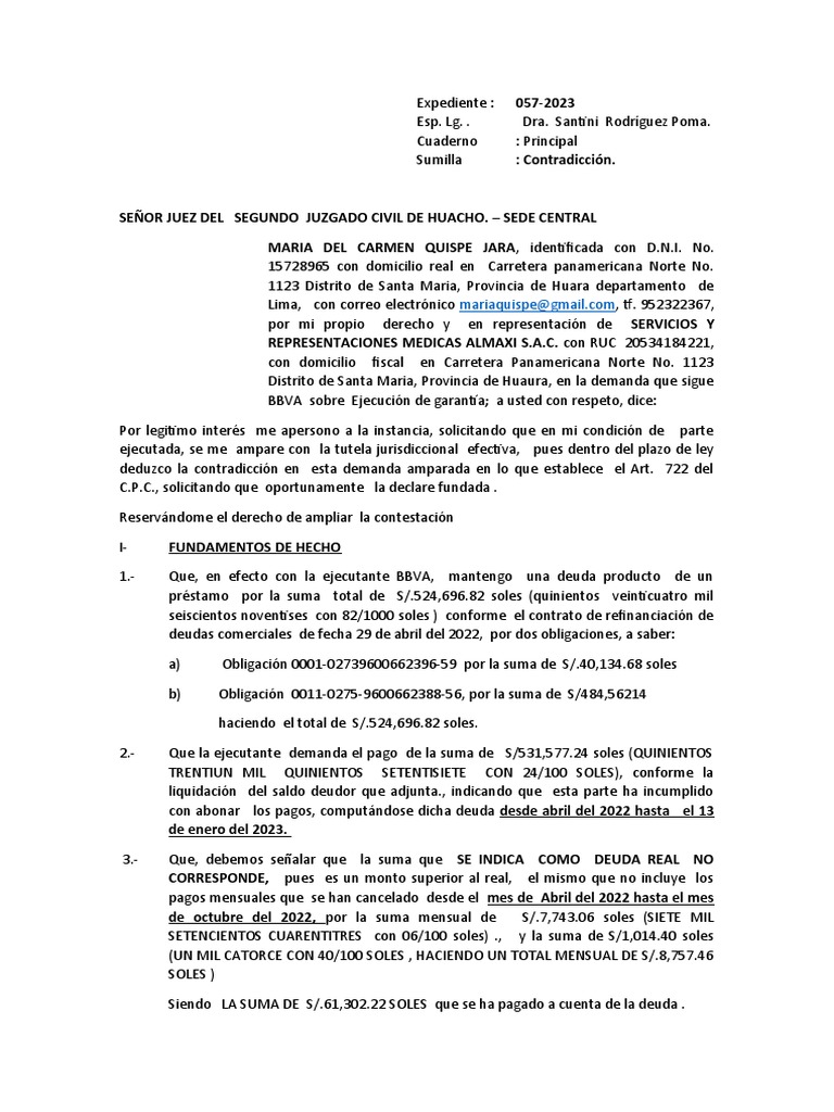 Maria Quispe Huacho | PDF | Justicia | Crimen y violencia