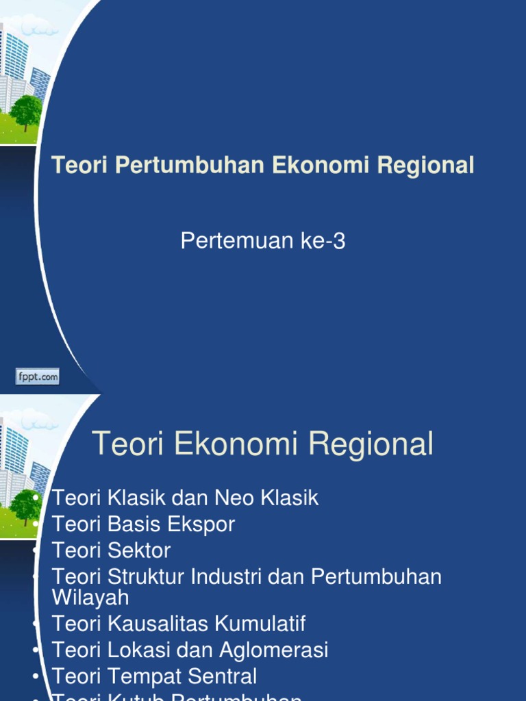Teori Pertumbuhan Ekonomi Regional Pdf 